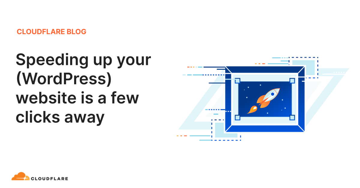 Speeding up your (WordPress) website is a few clicks away Speeding up your (WordPress) website is a few clicks away