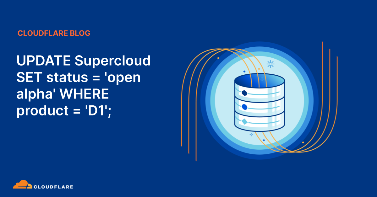 UPDATE Supercloud SET status = 'open alpha' WHERE product = 'D1';